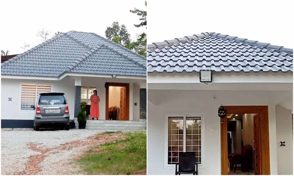 ഇടത്തരം ഫാമിലിക്ക് ബെസ്റ്റ് വീട്, 3 ബെഡ്റൂമുകൾ അടങ്ങിയ മനോഹരമായ ഒരു ഒറ്റനില വീട്, സൂപ്പർ പ്ലാ ...